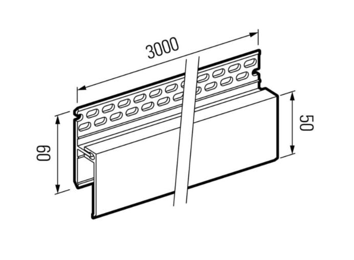 Cladding 2-Part Vent Trim (3m) – Vox UK